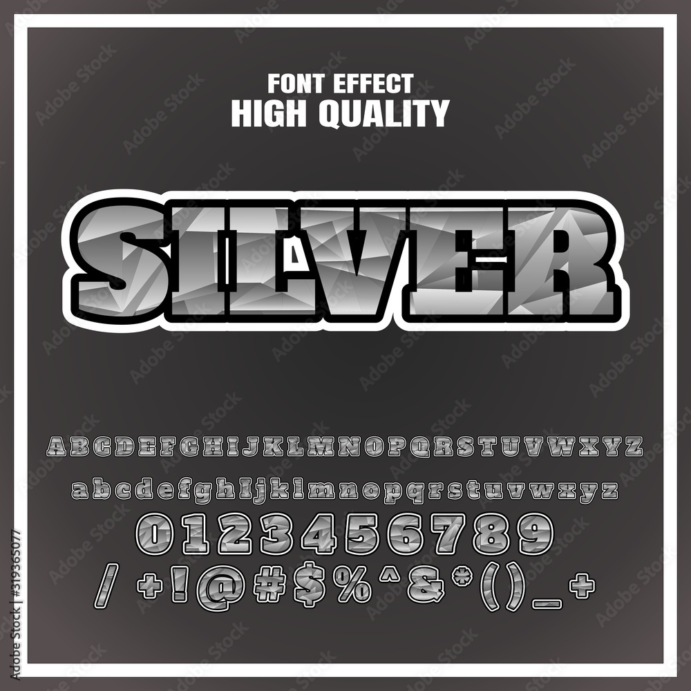 Vector display font design with line,alphabet, character set, typeface ...