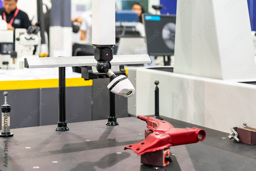 high technology and modern automatic 3d laser scan for measuring or ...