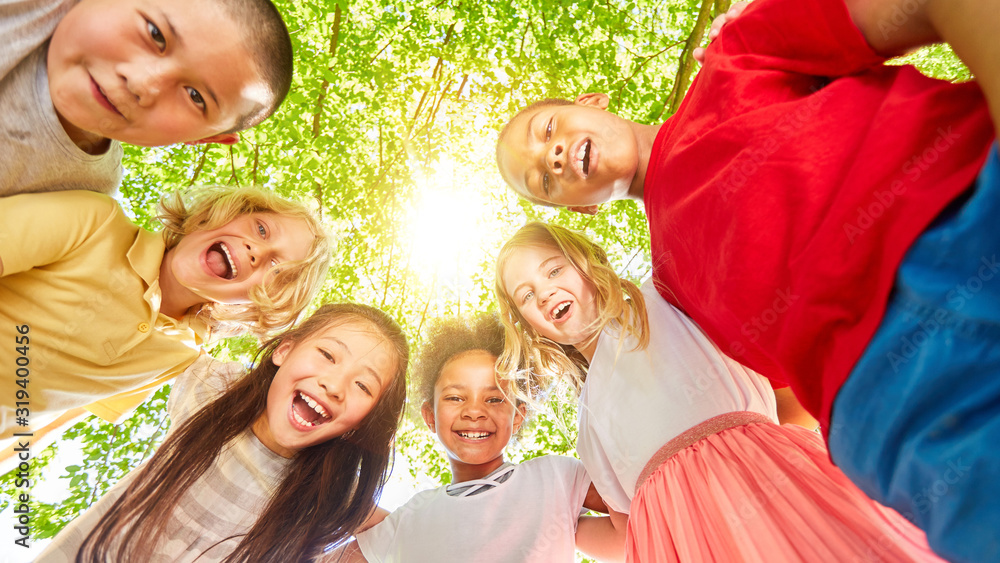 International multicultural group of children Stock Photo | Adobe Stock