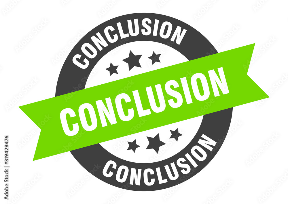 Conclusion Sign