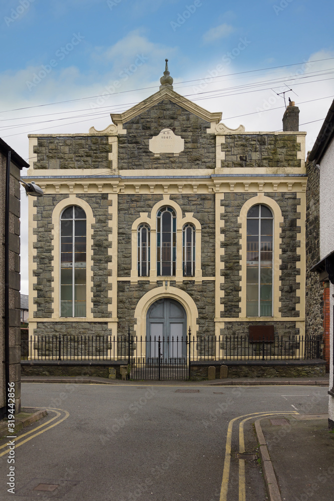 Built in 1867 the congregational chapel in Bala a typical example of ...