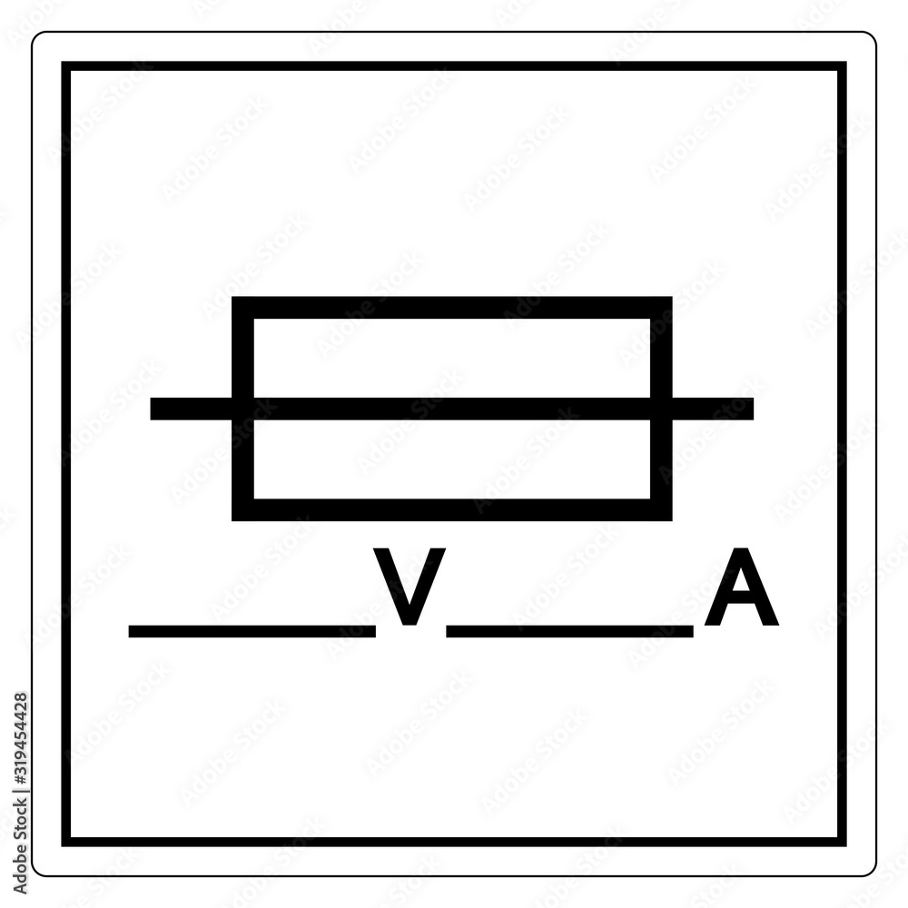 Fuse (Writable) Symbol Sign, Vector Illustration, Isolate On White ...