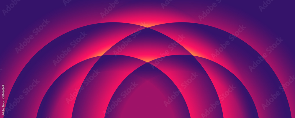 gradient curve shape violet energy background Stock Illustration ...