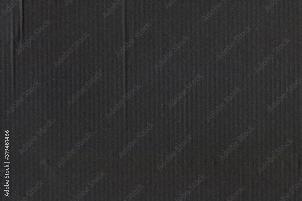 Black vintage rough sheet of carton. Recycled environmentally friendly ...