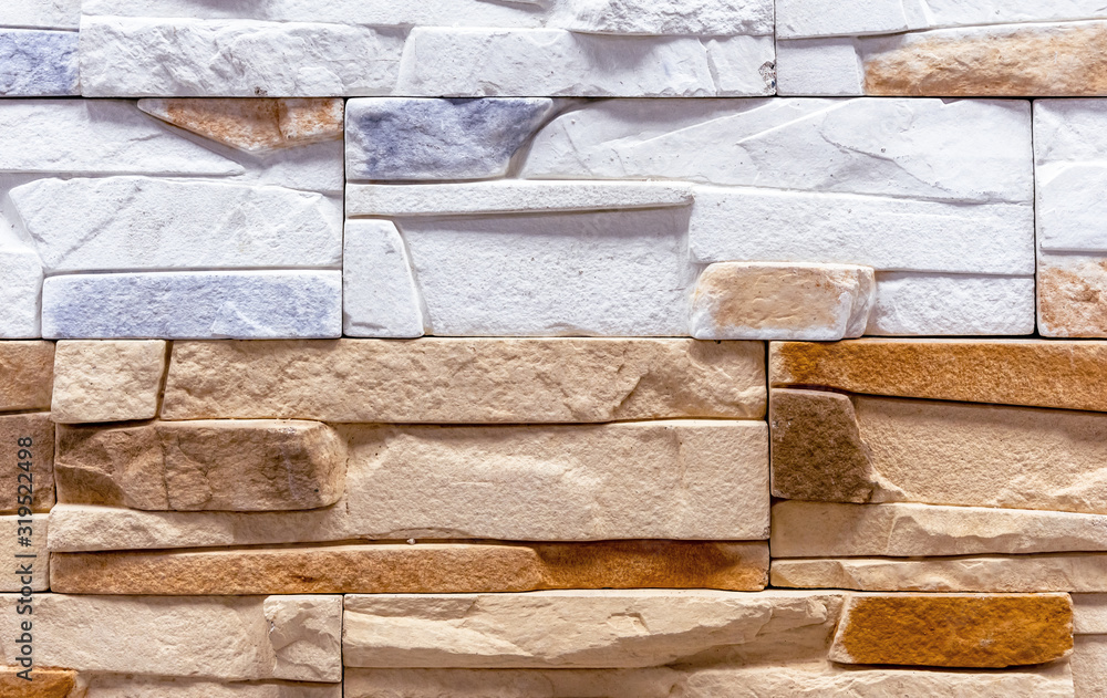 Blocks from a natural finishing stone. Quartz stone texture for room ...