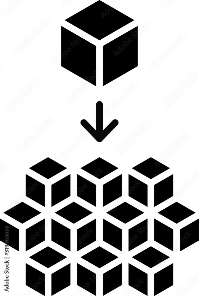 Microservices icon. vector Stock Vector | Adobe Stock