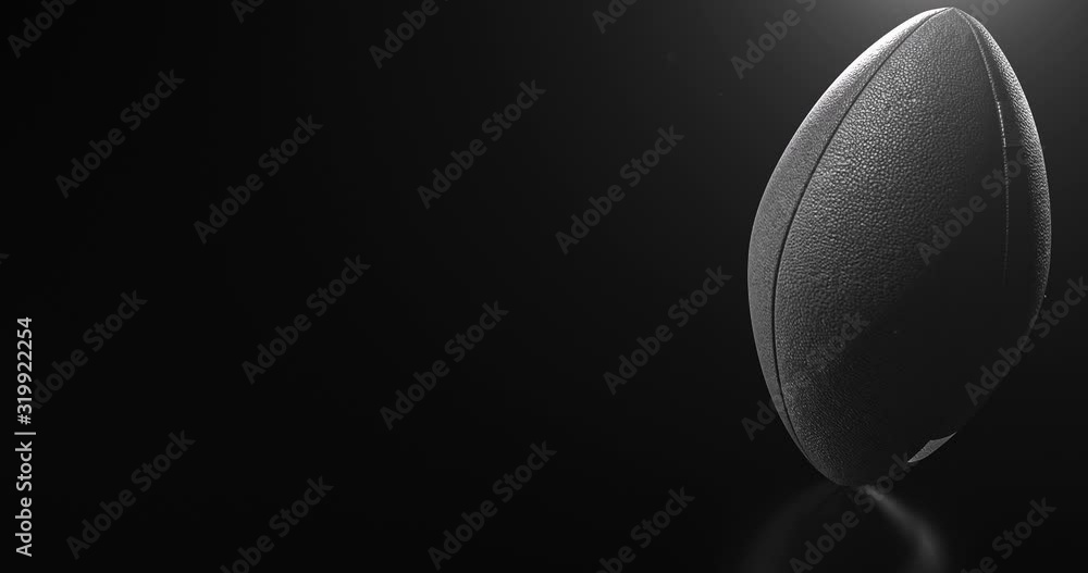black and white Loopable football background animation - American ...