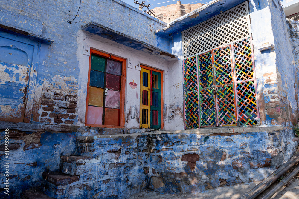 jodhpur blue houses Stock Photo | Adobe Stock