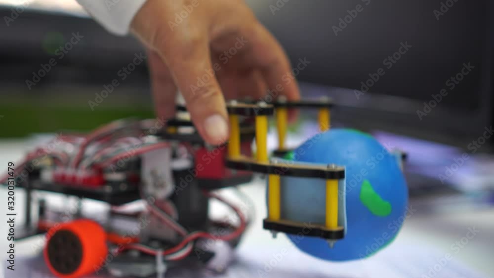 Robotics electronics in laboratory in school, STEM Education for ...