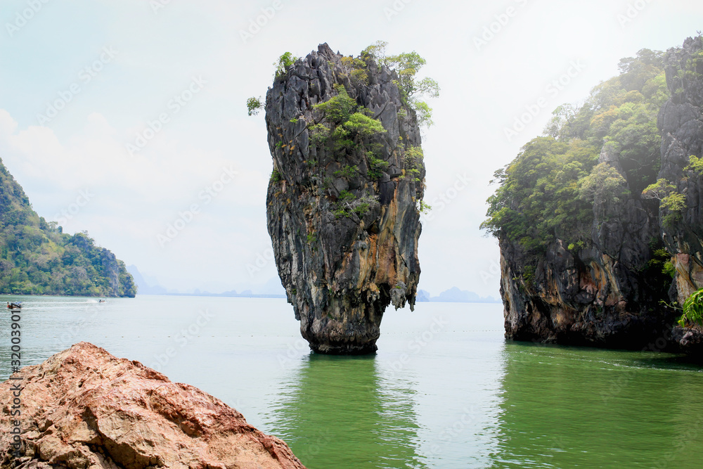 Beautiful tropical island scenery, James Bond island, famous landmarks ...