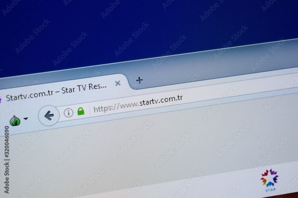 Ryazan, Russia - September 09, 2018: Homepage of Starv website on the ...