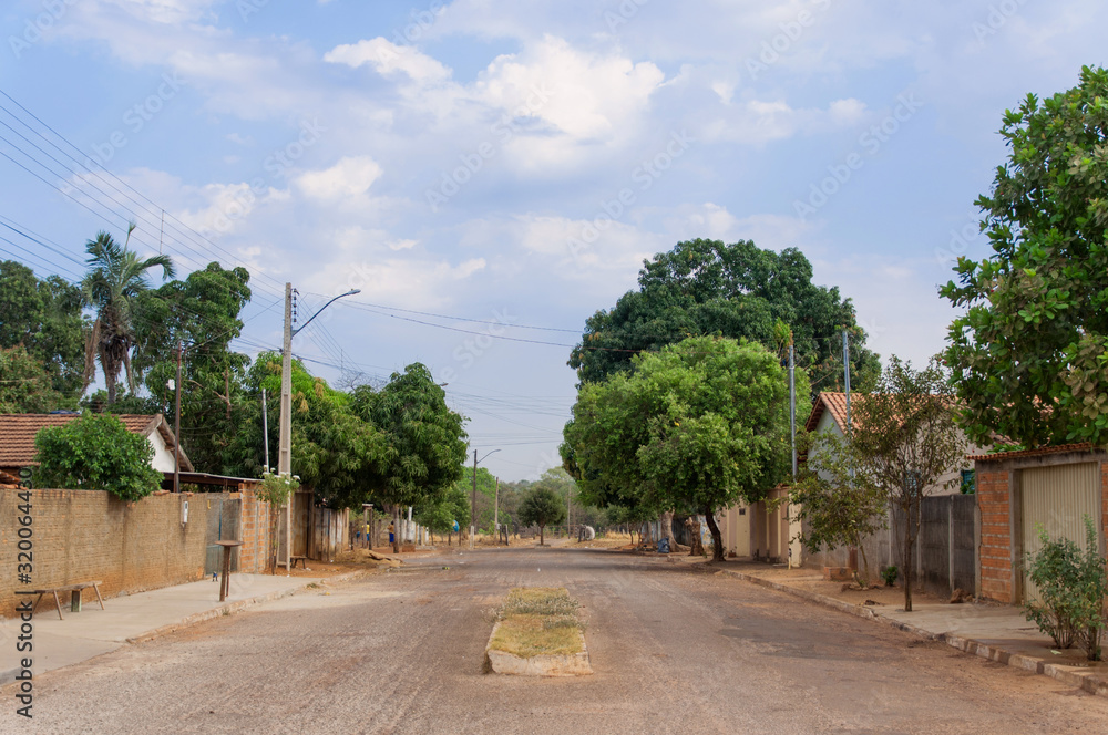 poor houses within urban boundaries Stock Photo | Adobe Stock
