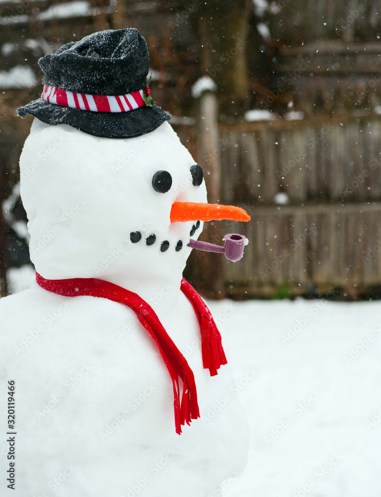 Snowman Stock Photo | Adobe Stock