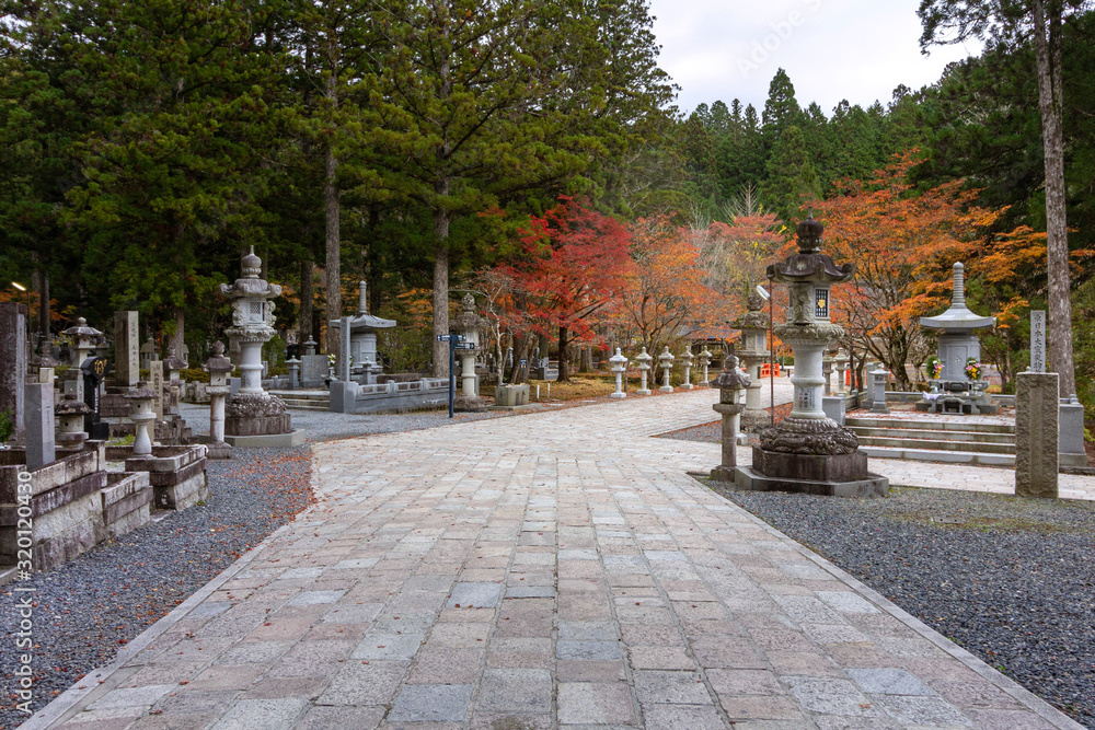Okunoin Cemetery, one of Japan s most sacred sites. the number of ...