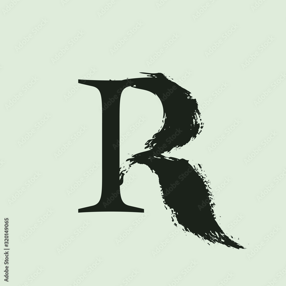 R Letter In Style