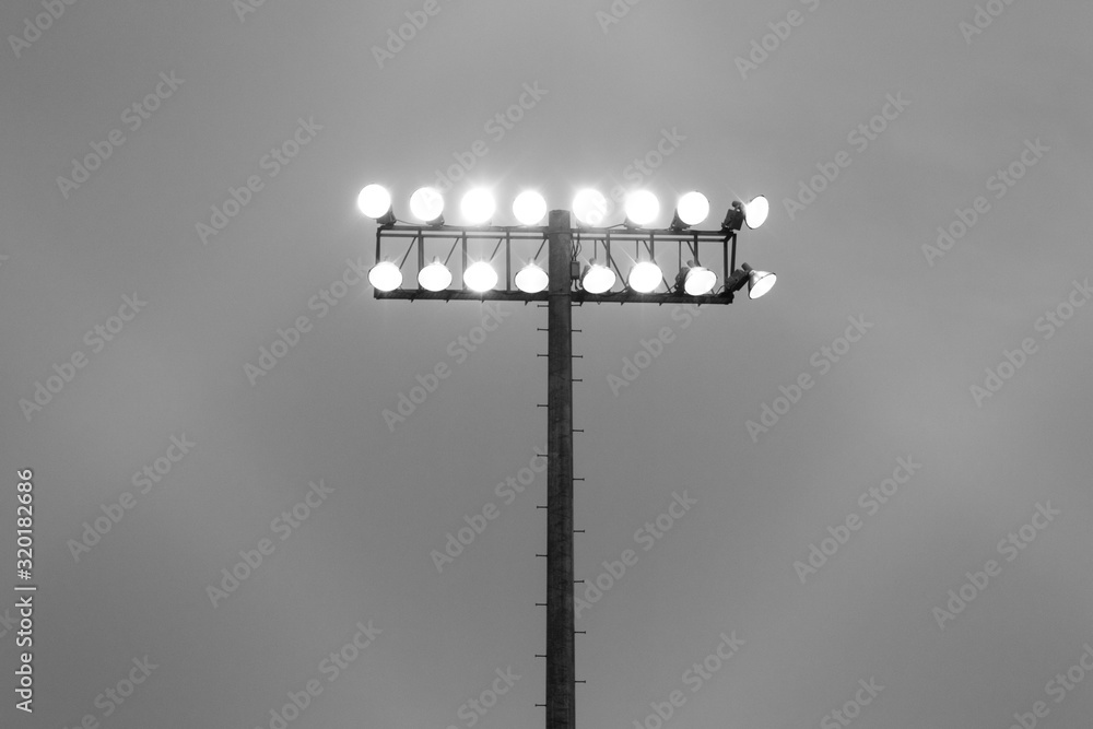 stadium lights Stock Photo | Adobe Stock