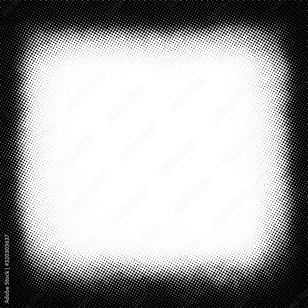 Vintage black and white noise texture. Abstract splattered square shape ...