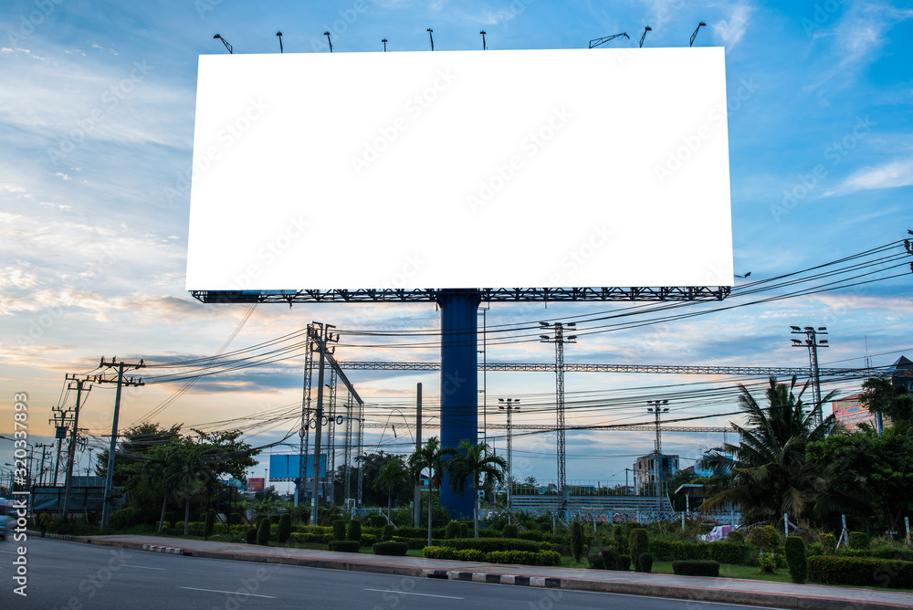 billboard blank for outdoor advertising poster or blank billboard for ...
