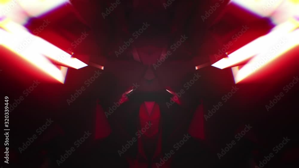 illuminated colorful LED effect with multiple formations of shapes, for ...