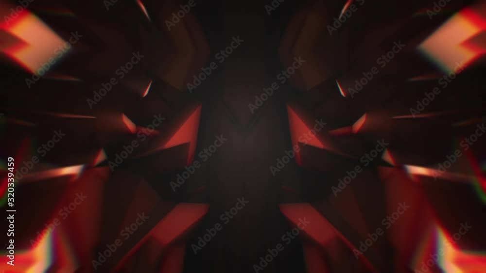 illuminated colorful LED effect with multiple formations of shapes, for ...