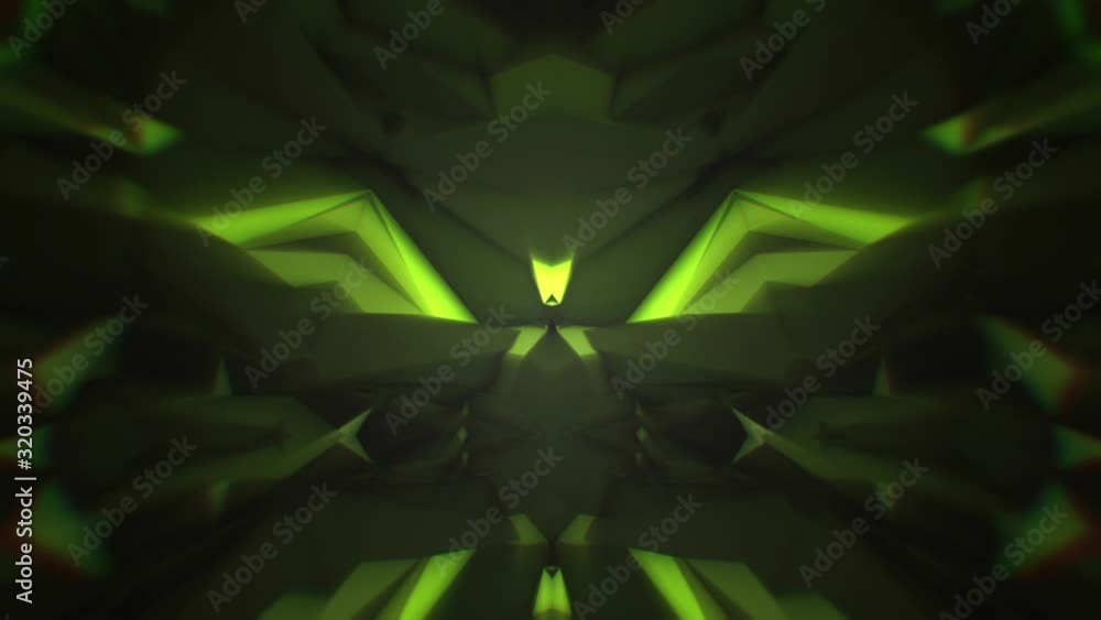 Video „illuminated colorful LED effect with multiple formations of ...