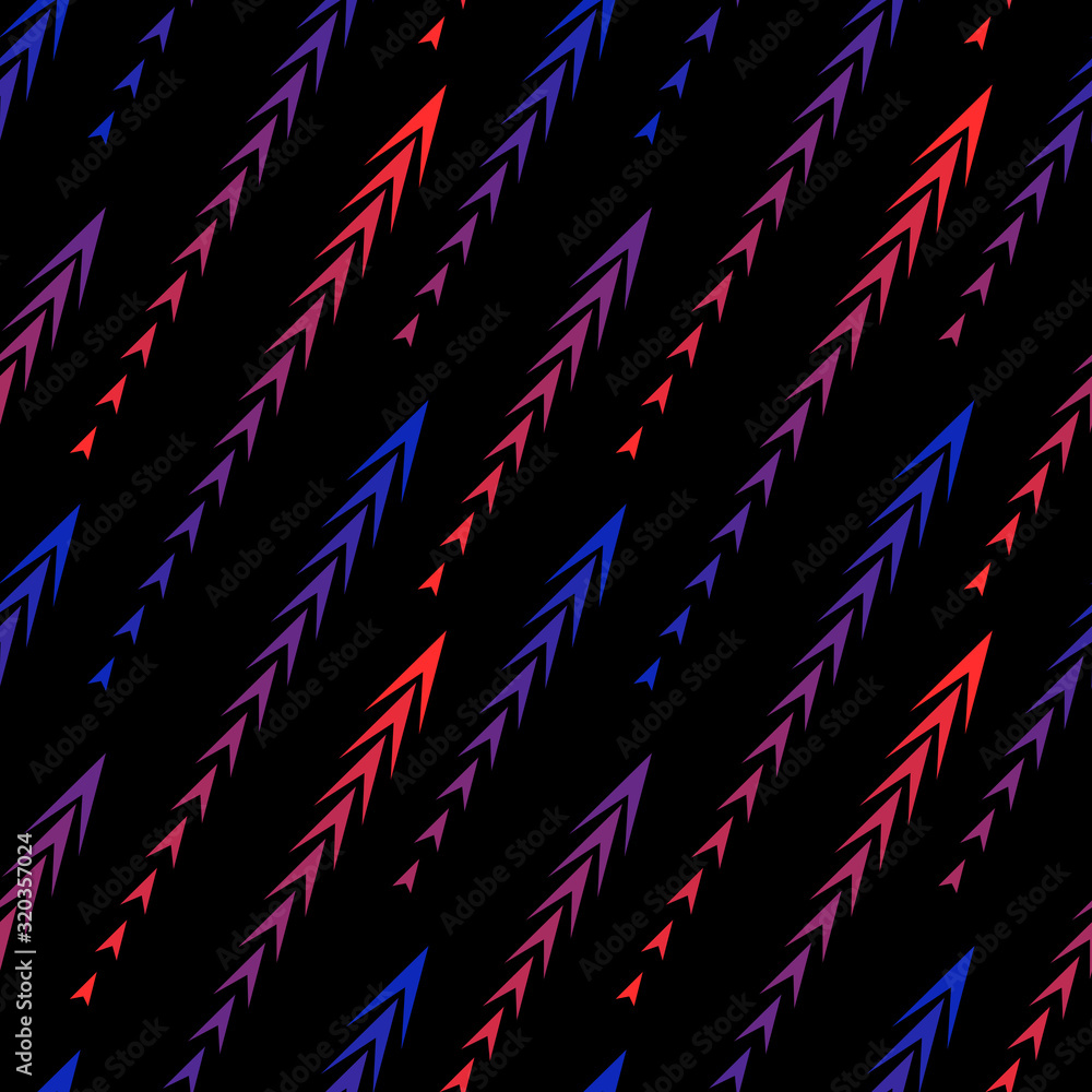 Abstract geometric seamless pattern with diagonal gradient lines ...