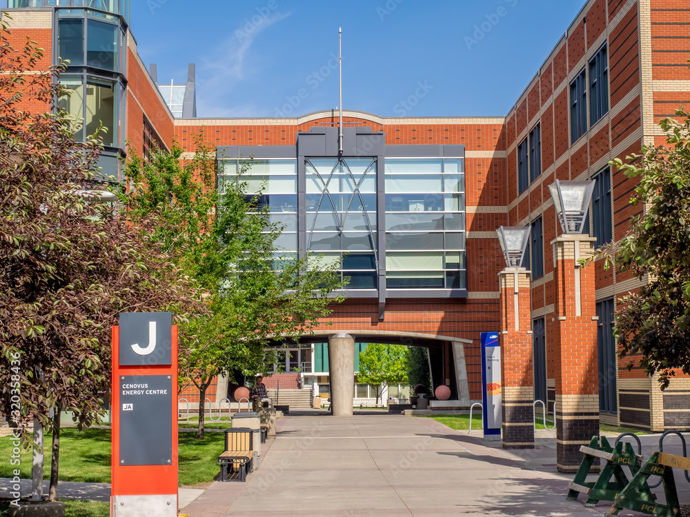 SAIT Polytechnic school buildings on July 2, 2014 in Calgary, Alberta ...