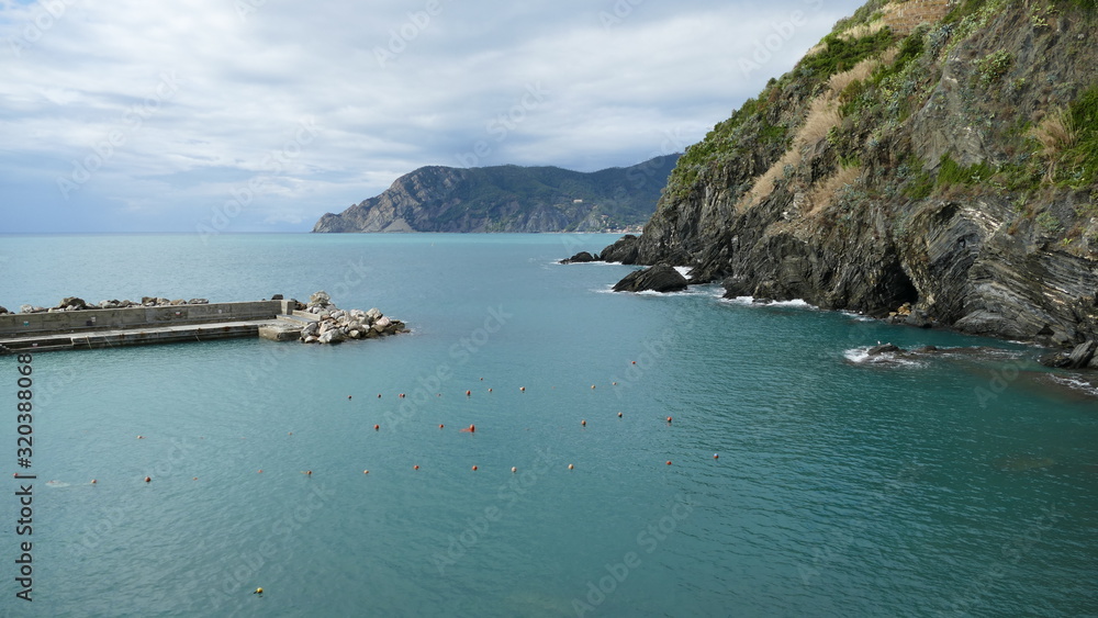 Costa ligure dell'Italia nord occidentale Stock Photo | Adobe Stock
