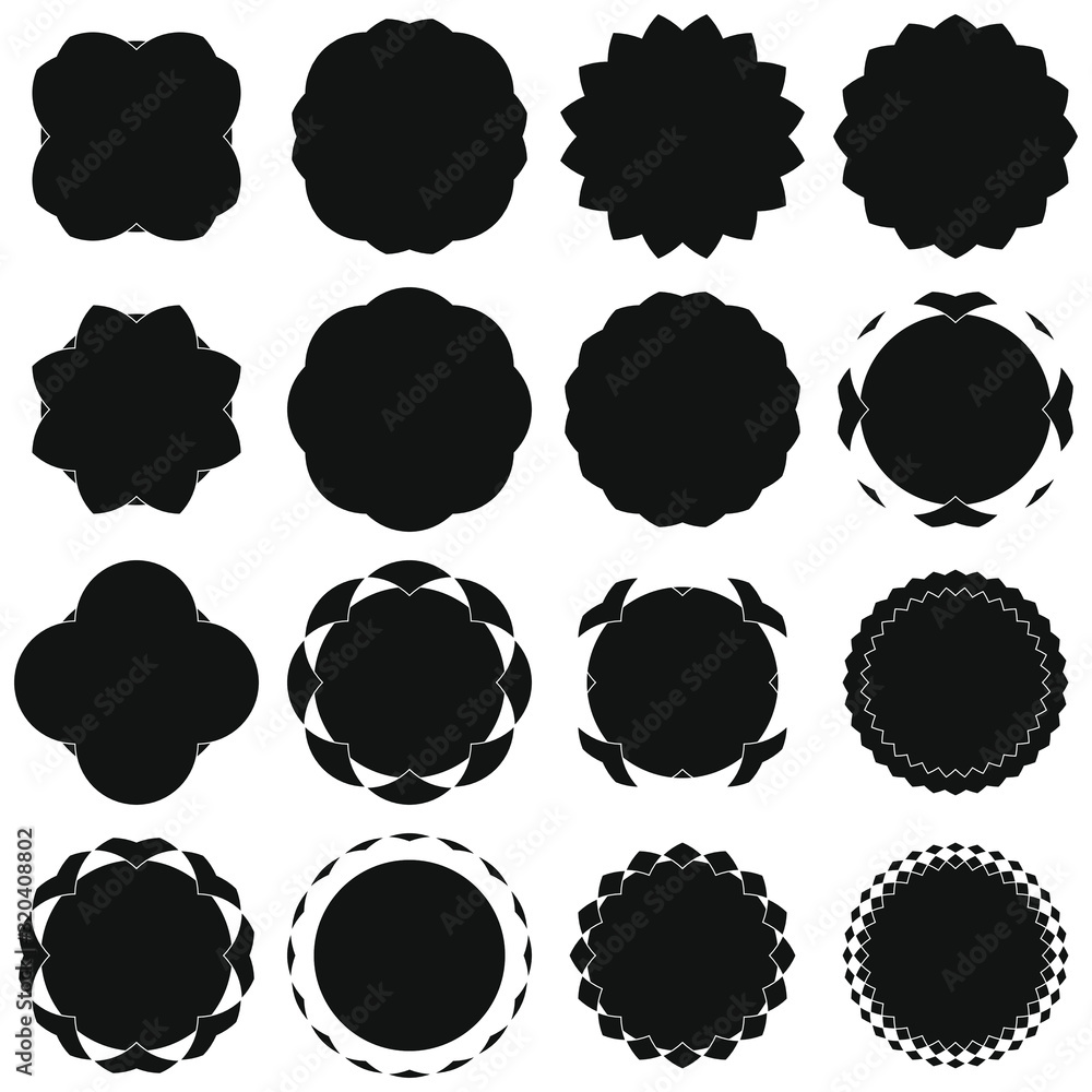 Badge, écusson, bouton, macaron, cocarde, étiquette, logo Stock Vector ...