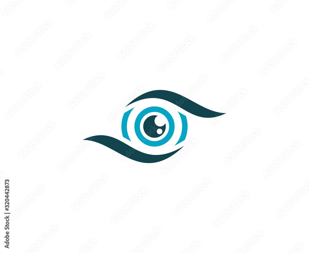 Eye logo Stock Vector | Adobe Stock