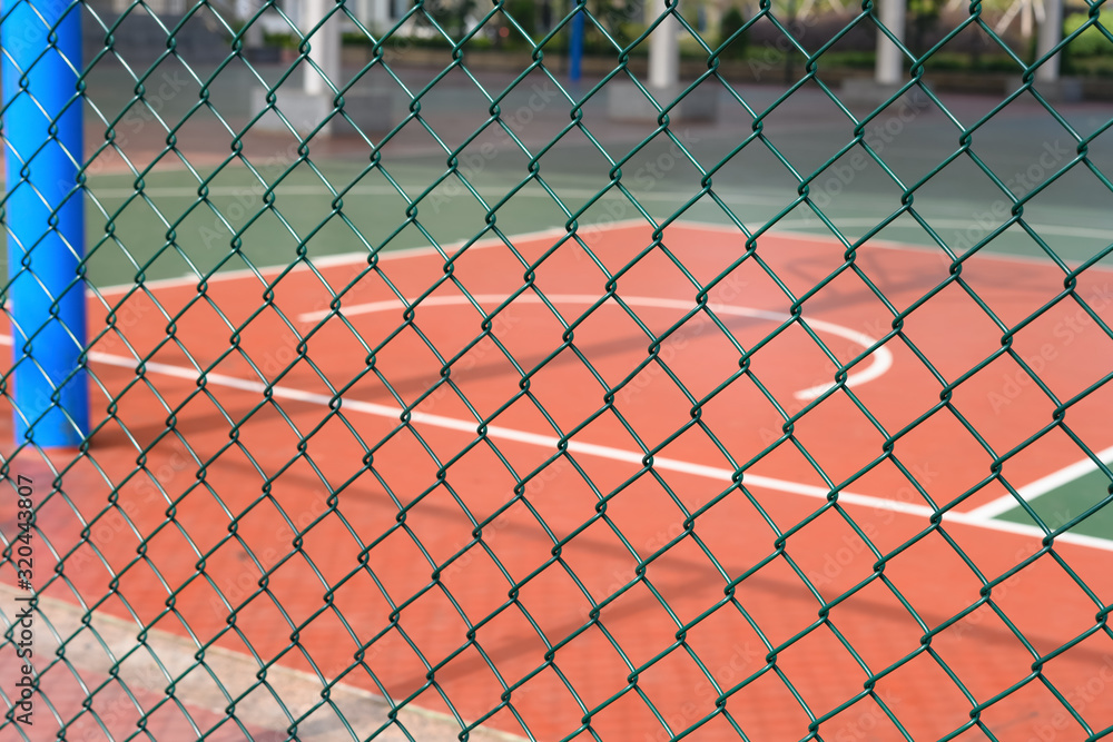 Outdoor Basketball Court Fencing
