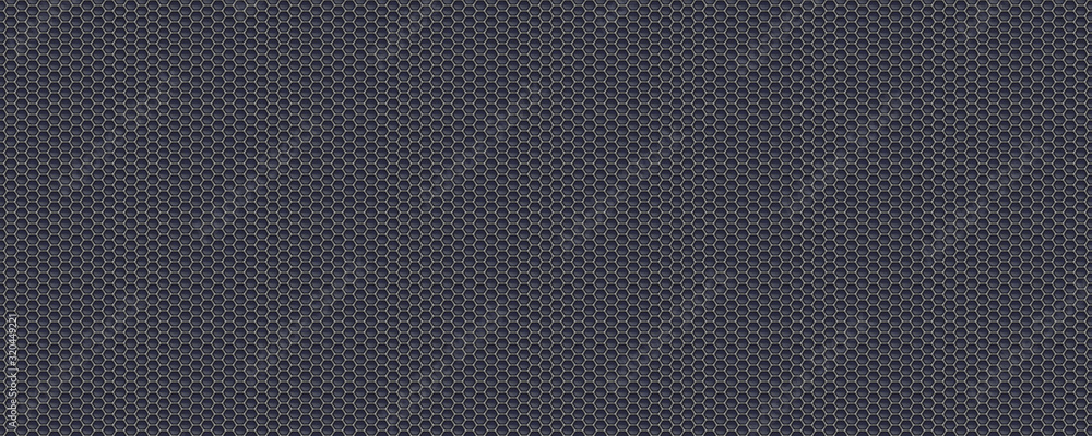 3d material hexagon bulletproof nanosuit metal texture background Stock ...