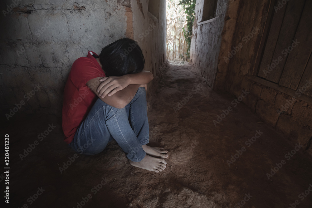 Human trafficking concept, human rights violations, Stop violence and ...