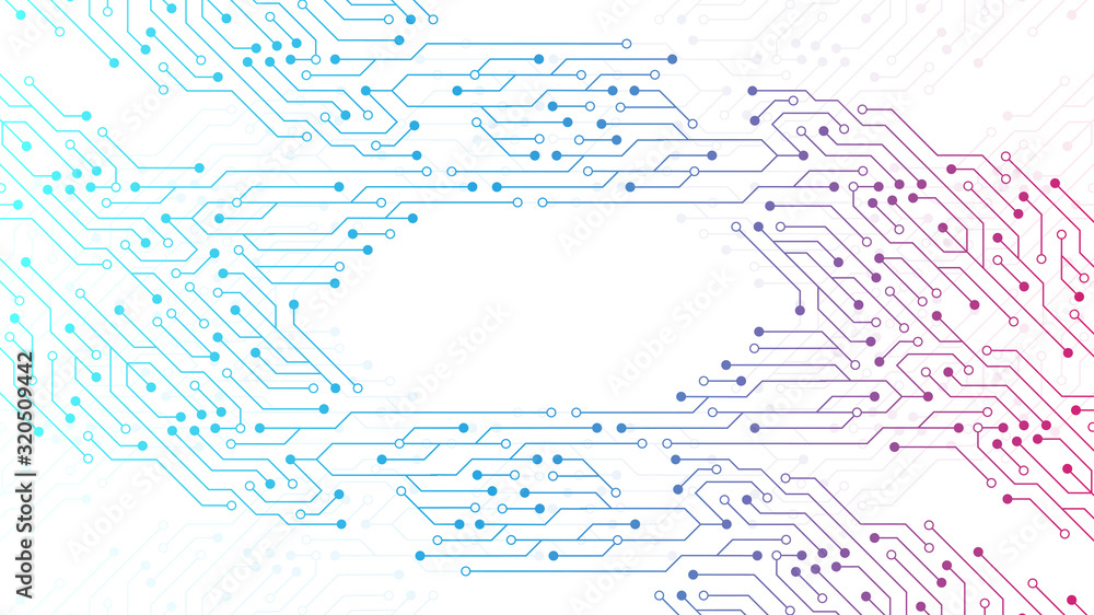 Computer motherboard vector background with circuit board electronic ...