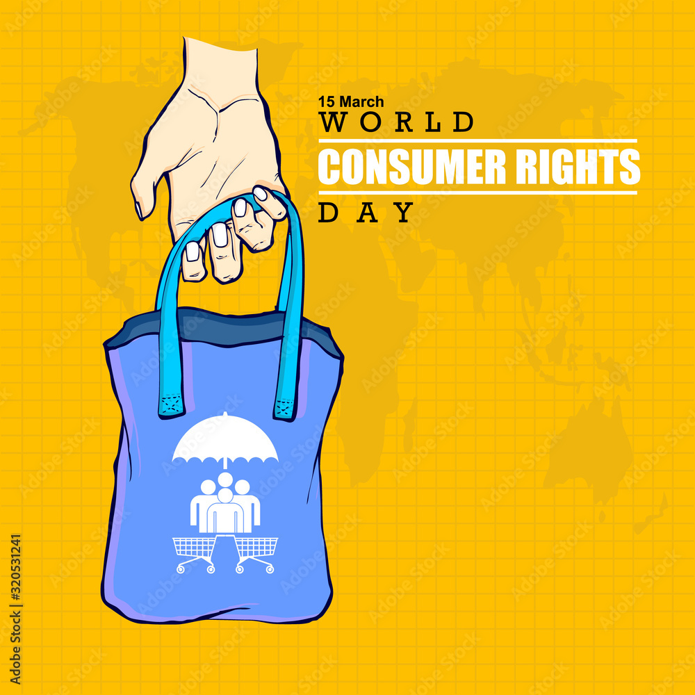 World Consumer Rights Day, poster and banner Stock Vector | Adobe Stock