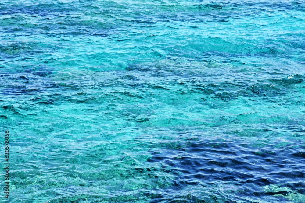 Soft focus. Abstract water background. Clean transparent azure water ...