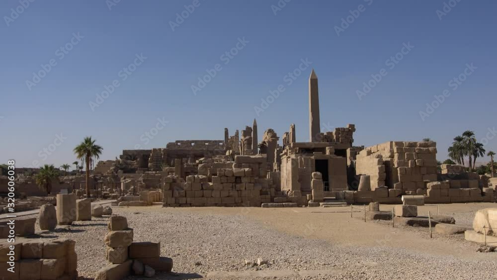 Karnak Temple in Luxor, Egypt. The Karnak Temple Complex, commonly ...