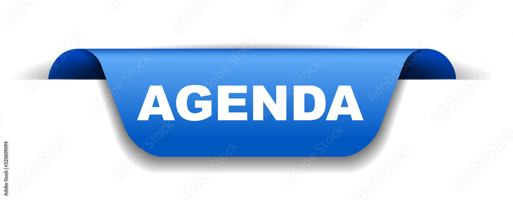 blue vector banner agenda Stock Vector | Adobe Stock