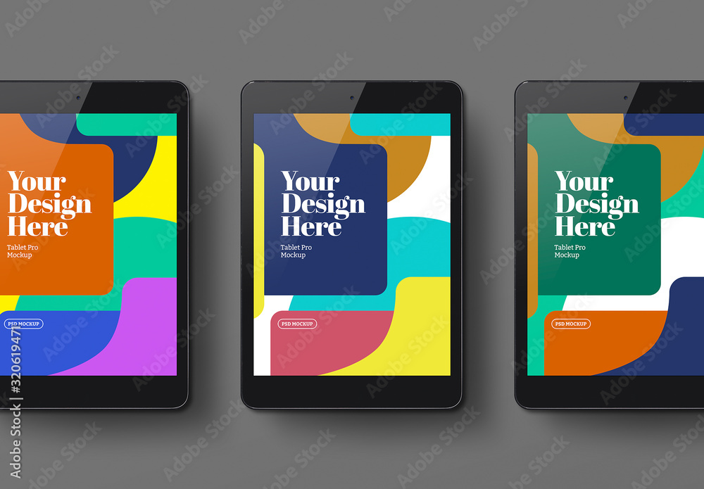 Tablet Mini Mockup Stock Template | Adobe Stock