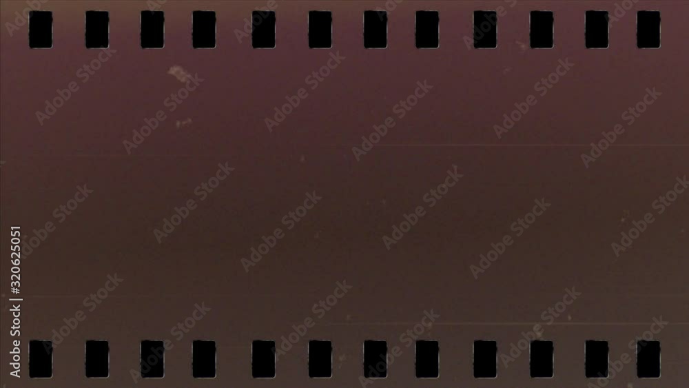 Animation of 35mm film. Vintage looping film frame. Old film effect ...