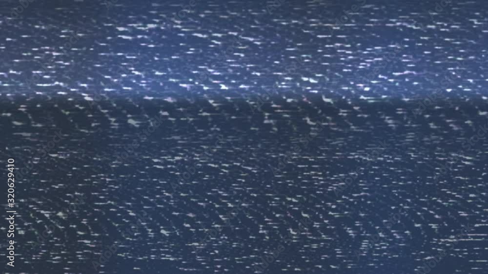 Animation of VHS defects, artifacts and noise. VCR. Glitches of old ...