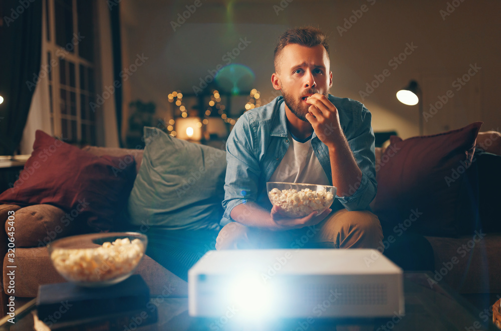 Person Watching Tv Alone