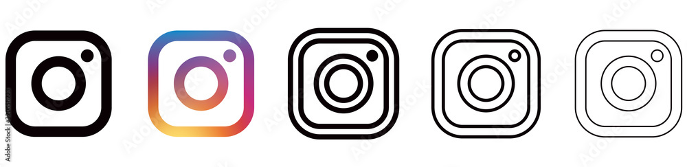 LOGO INSTAGRAM Stock Vector | Adobe Stock