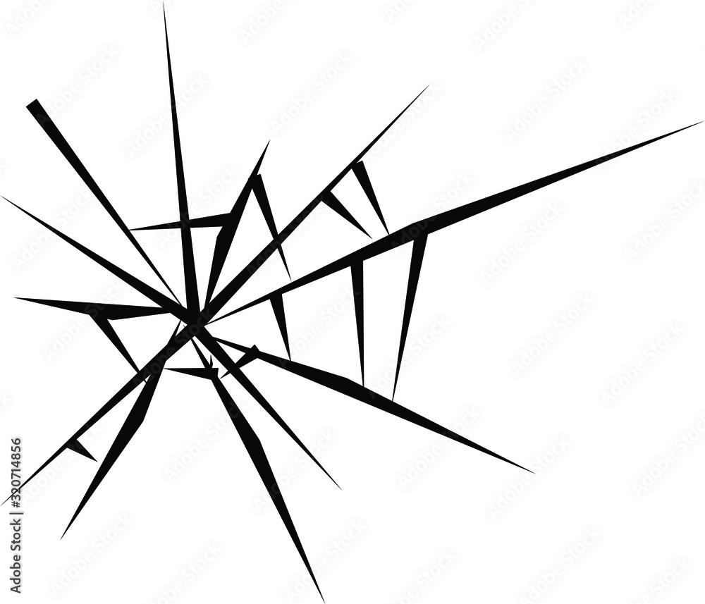 broken glass icon Stock Vector | Adobe Stock