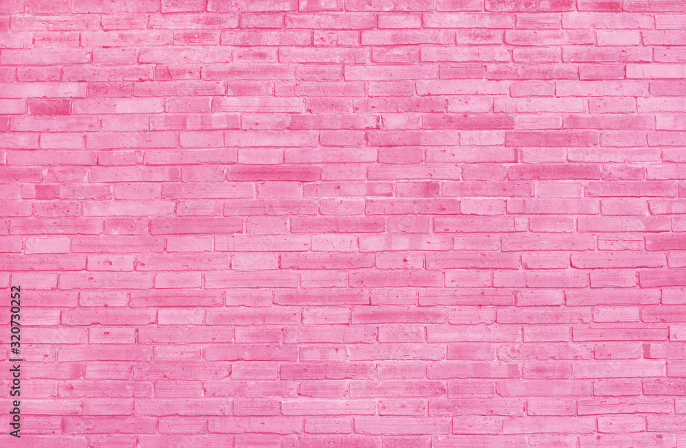 Pink brick wall texture with vintage style pattern for background and ...