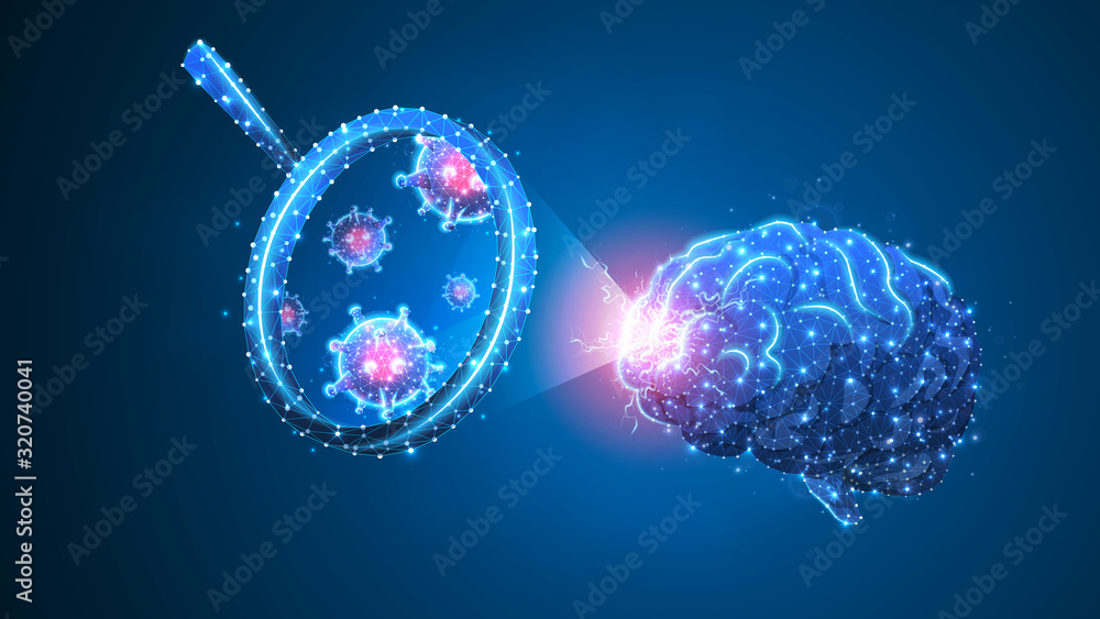 Brain Virus-cell exploration. Epidemic strain research, immunology and ...