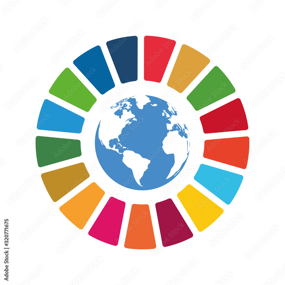 Vetor de Corporate social responsibility vector element. Sustainable ...