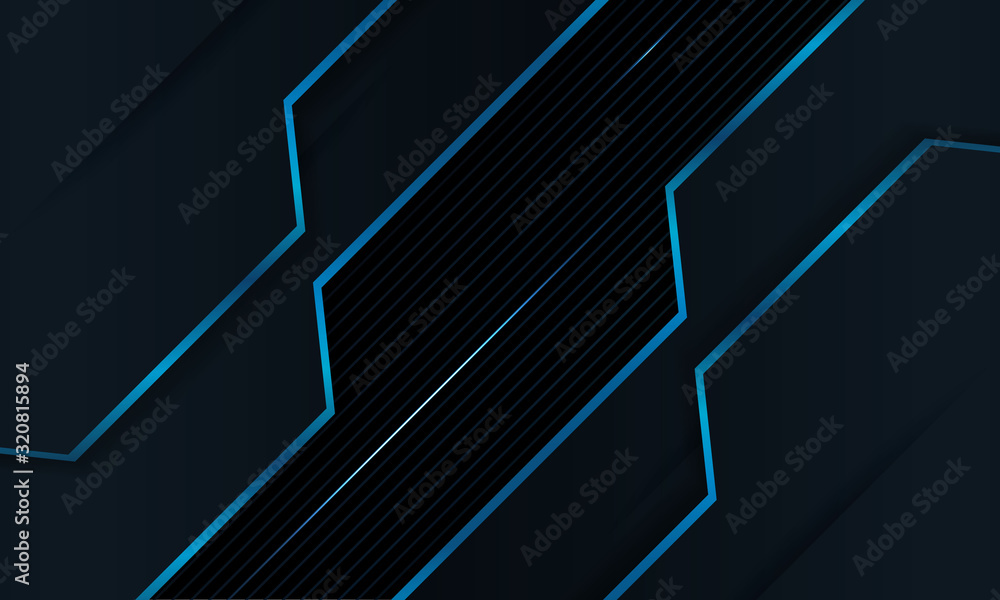 abstract dark blue with line background, modern futuristic wallpaper ...