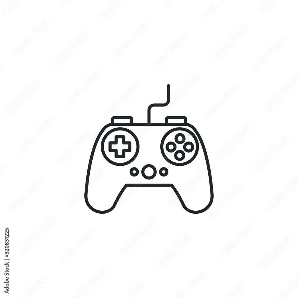 game controler icon template color editable. Gamepad symbol vector sign ...
