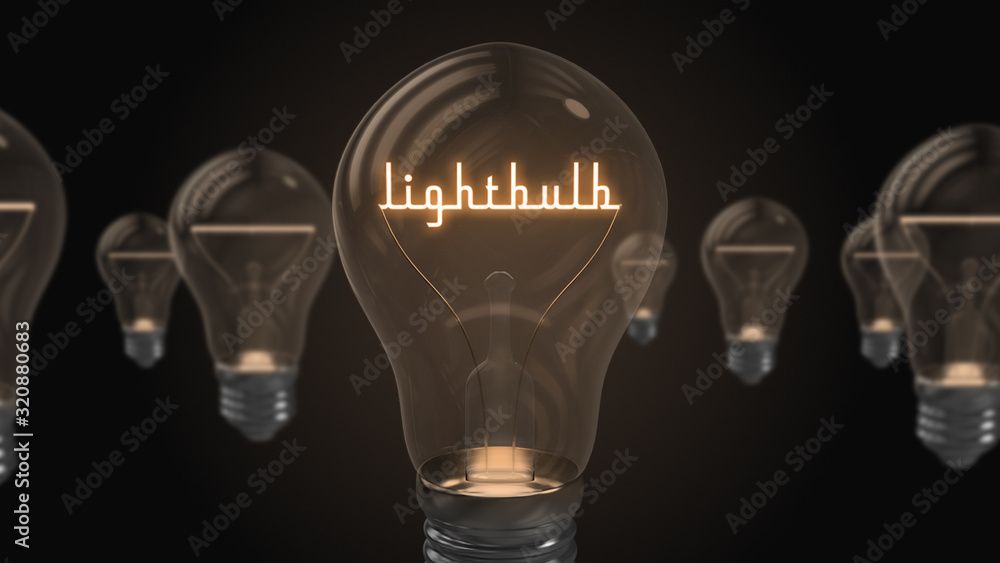 Light Bulb Intro Stock Template | Adobe Stock
